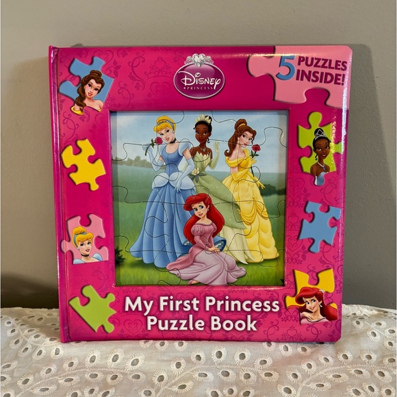 Disney | Toys | My First Princess Puzzle Book Ariel Belle Tiana ...